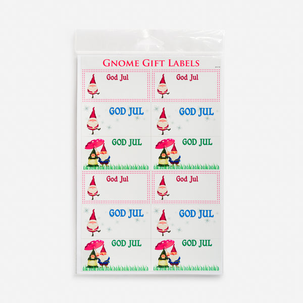 God Jul Gnome Labels – Vesterheim Museum Store