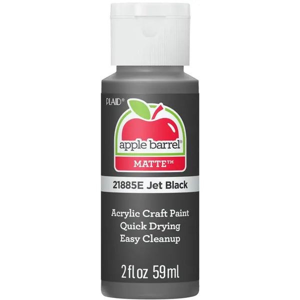 Apple Barrel ® Matte Acrylic Paint - Jet Black – Vesterheim Museum Store