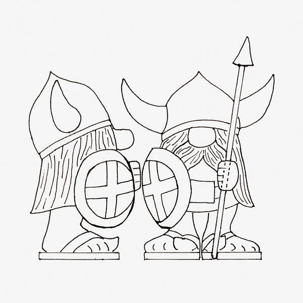 Viking Warrior 1 Blank by Harley Refsal – Vesterheim Museum Store