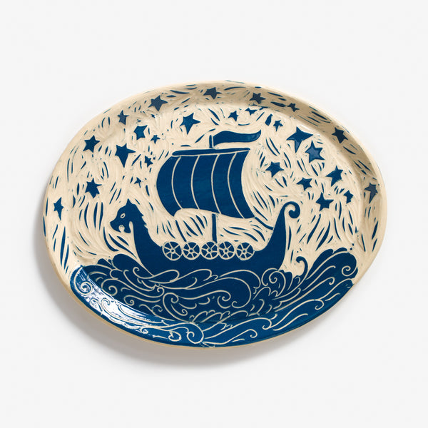 Viking Ship Tray by Rachael Saum – Vesterheim Museum Store